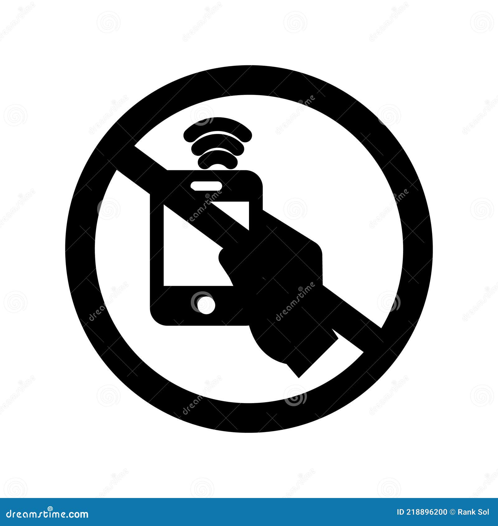 Stop Mobile Wifi Isolated Vector Icon Which Can Easily Modify or Edit ...