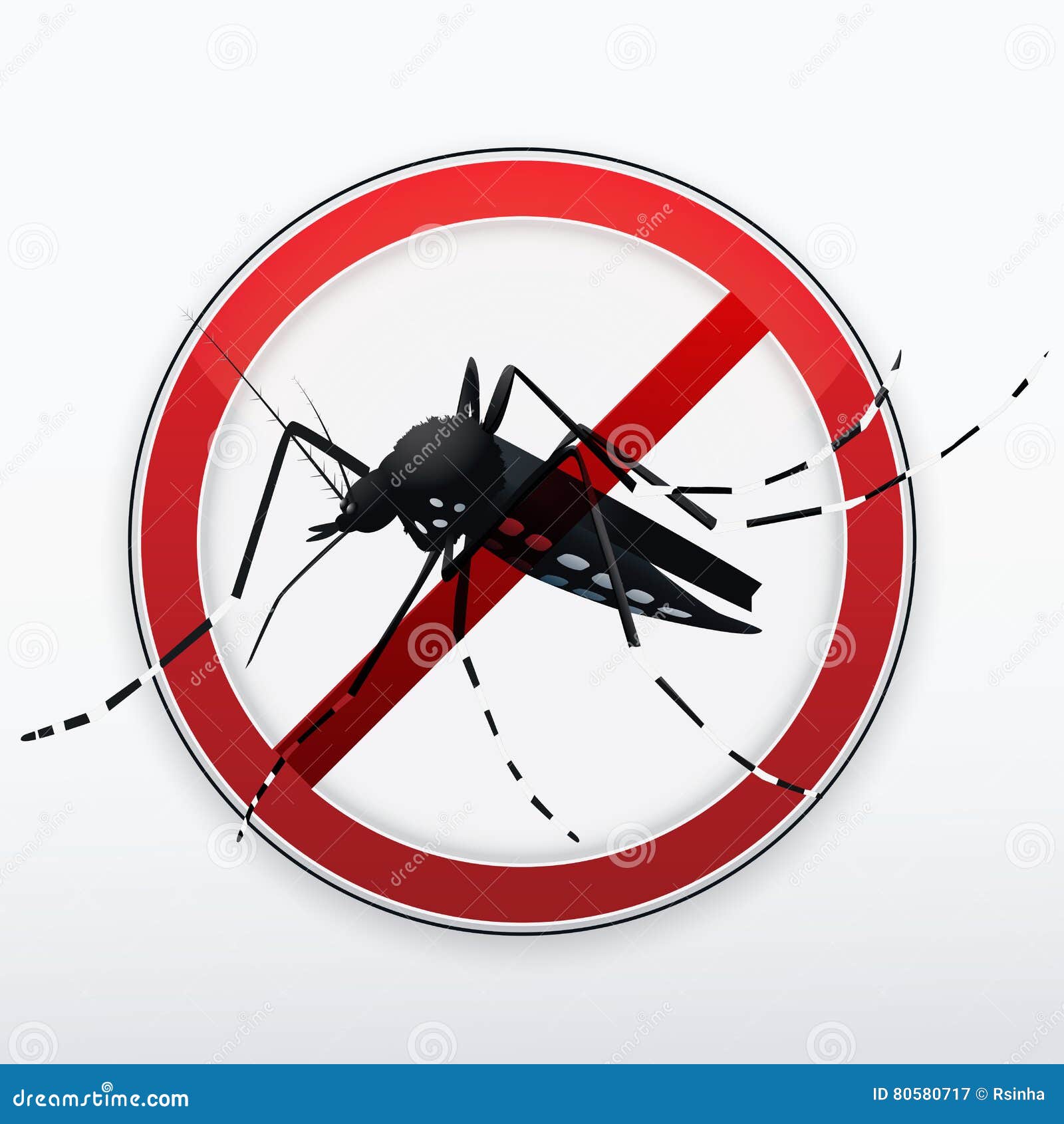 Stop mosquito sign stock vector. Illustration of biology - 80580717