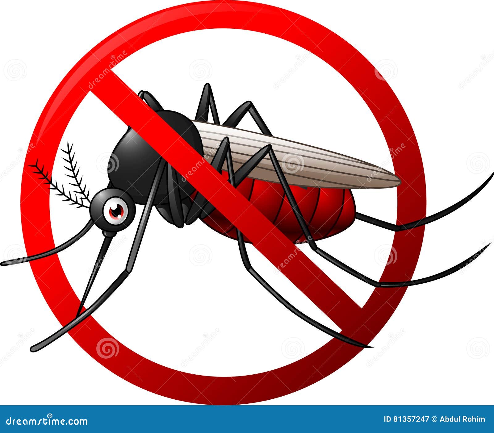 Stop mosquito symbol stock vector. Illustration of insecticide - 81357247