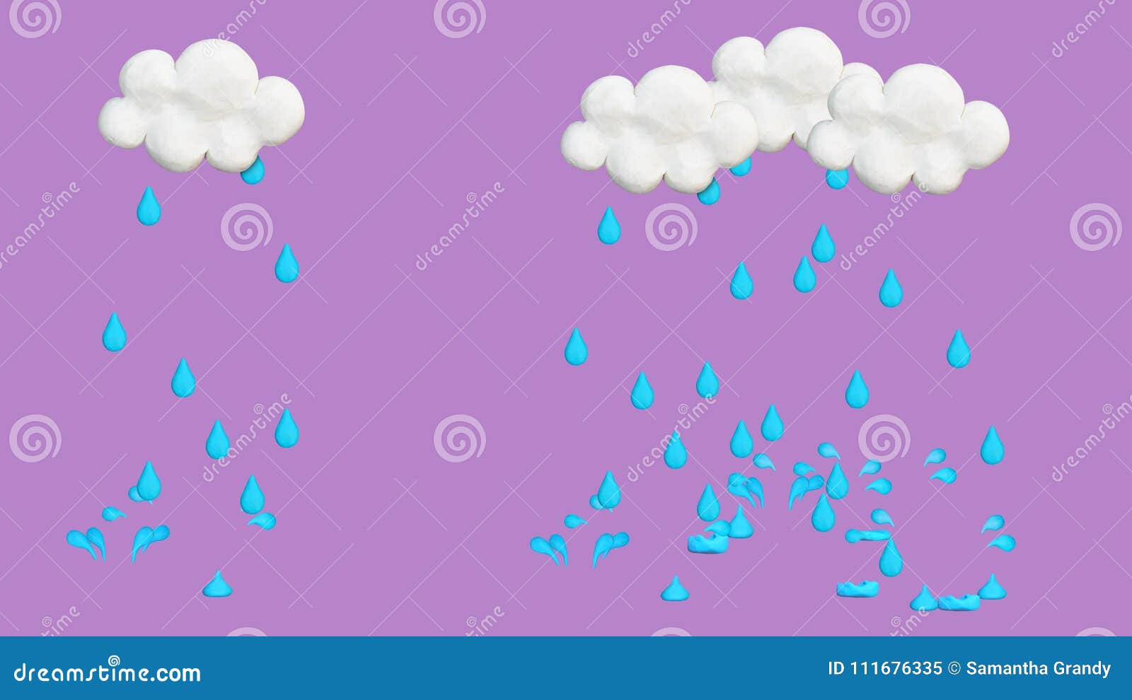 Stop Motion Clay Clouds and Rain Stock Video - Video of stopmotion ...