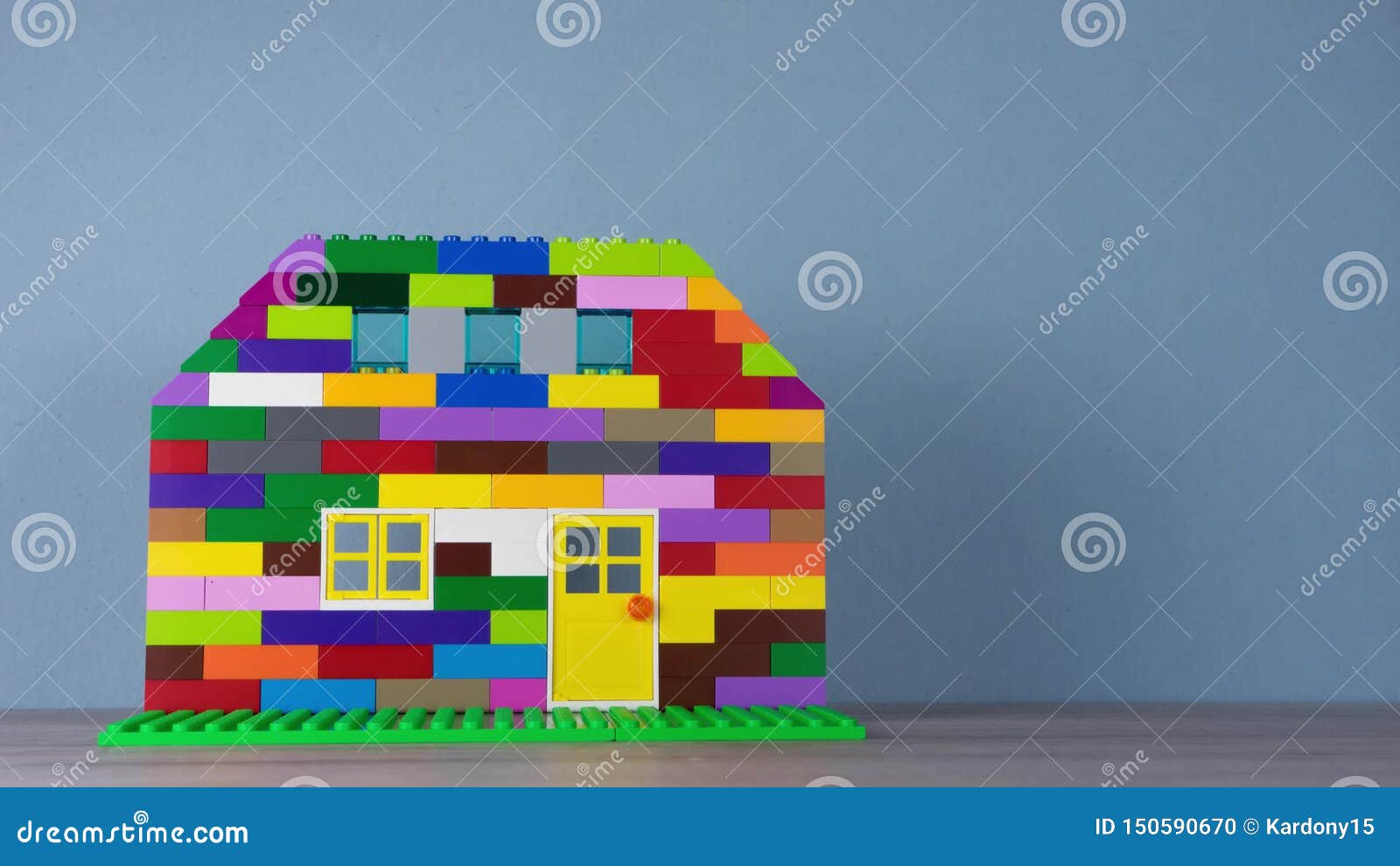 Stop Motion House Built from Blocks Stock Footage - Video of house ...