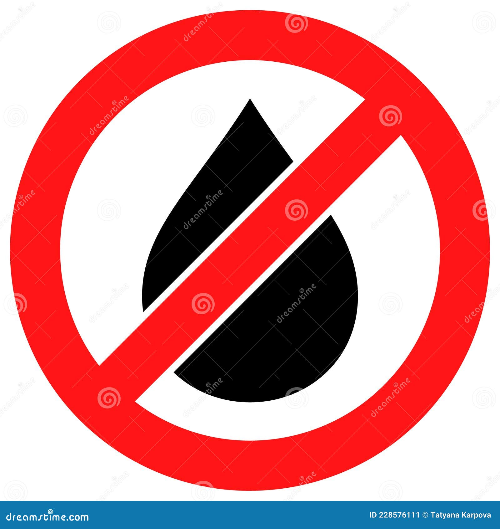 Stop Oil Vector Icon Flat Illustration Stock Vector - Illustration of ...