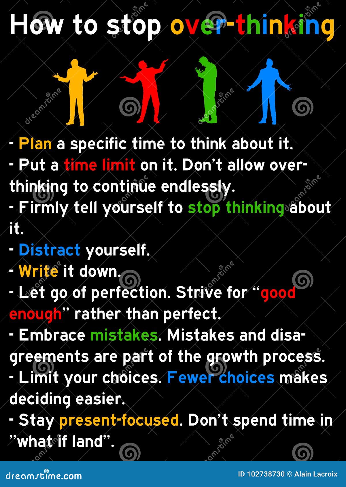 Overthinking And Life - Pictured As A Word Overthinking And A Wreck ...