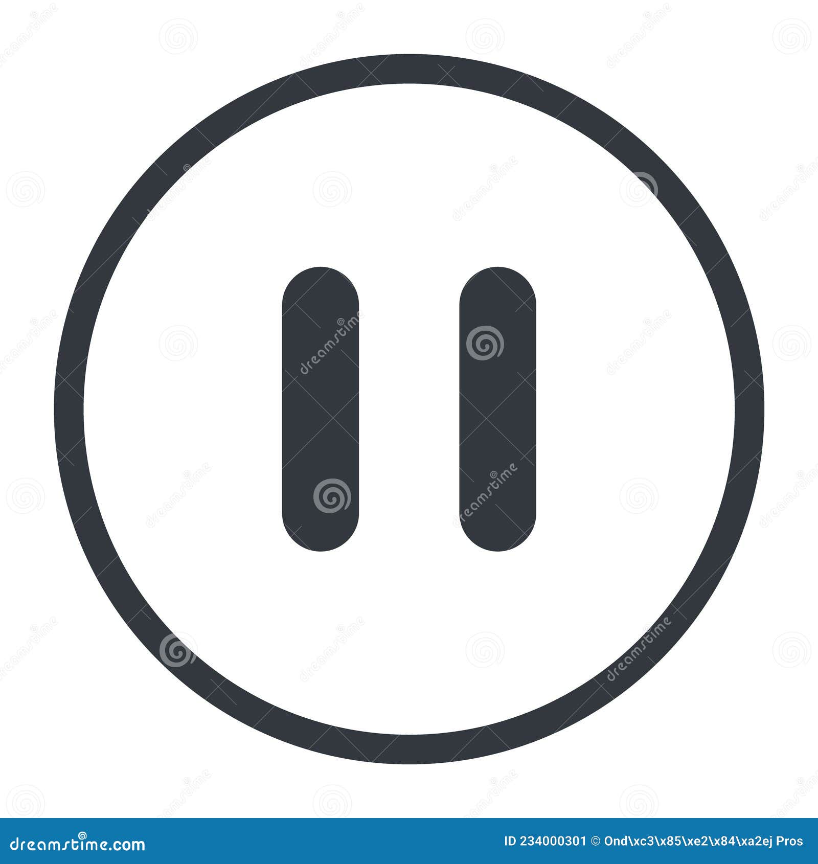 Stop and Pause Icon, Interface Media Button, Internet Player Video ...