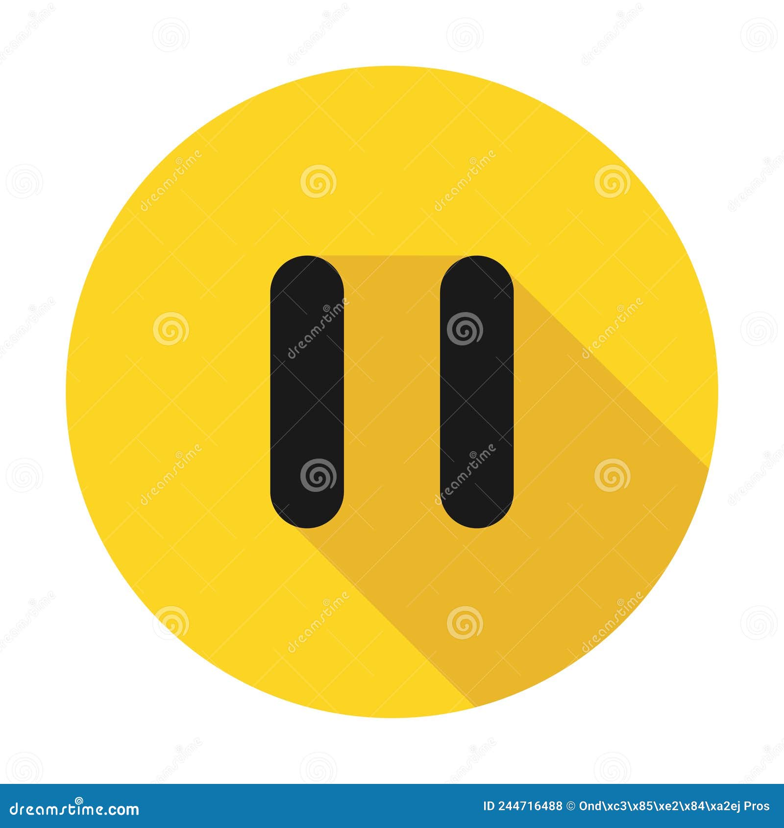 Stop and Pause Icon, Interface Media Button, Internet Player Video ...