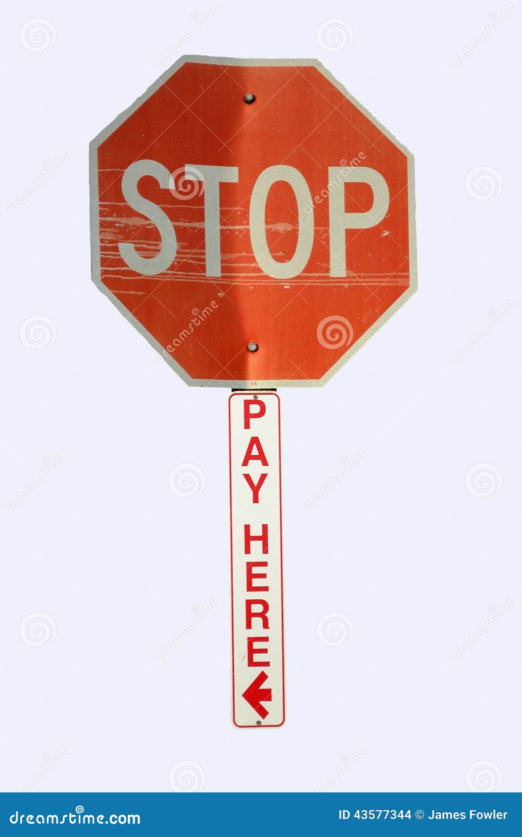 STOP and Pay Here 01 stock photo. Image of sign, purchase - 43577344