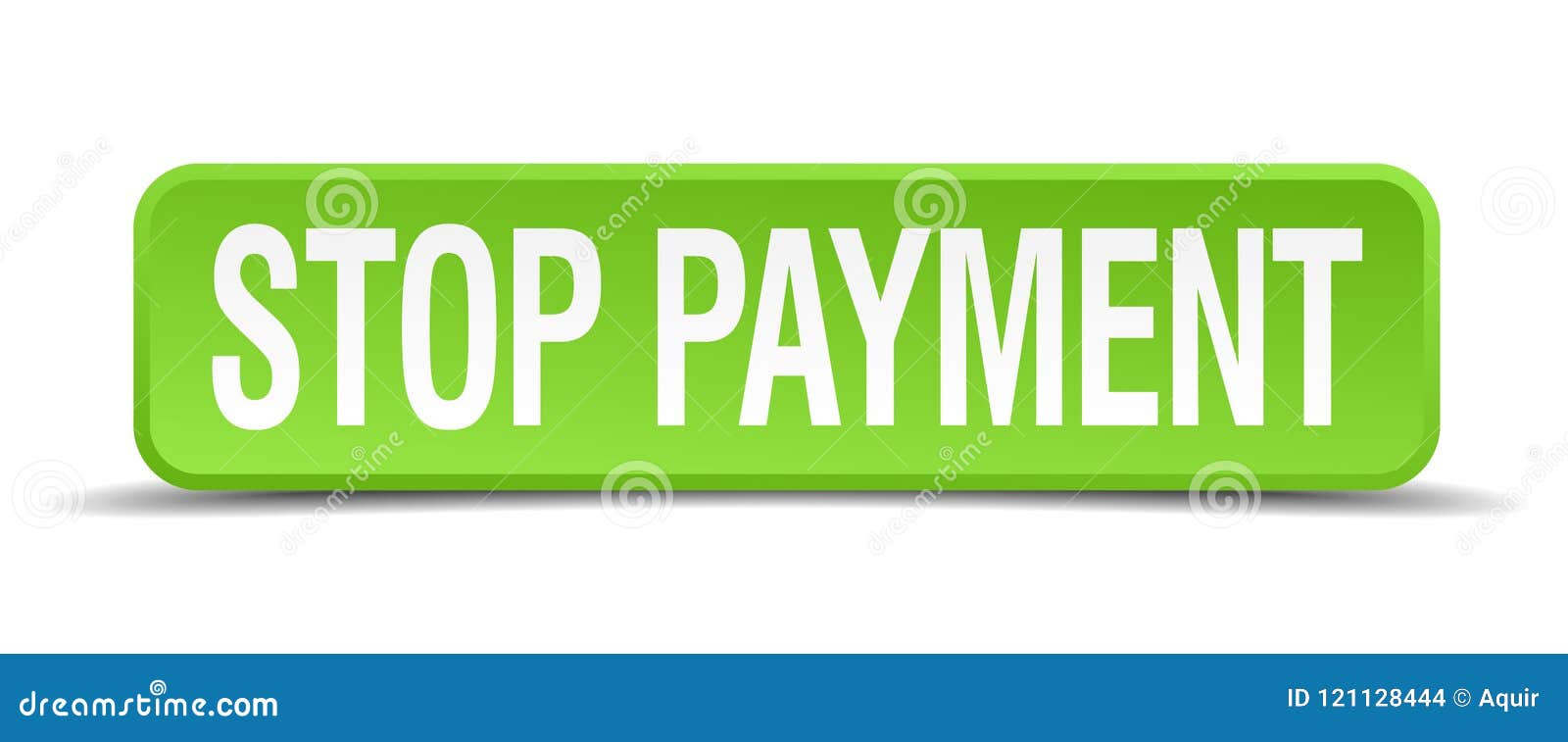 Stop payment button stock vector. Illustration of shadow - 121128444