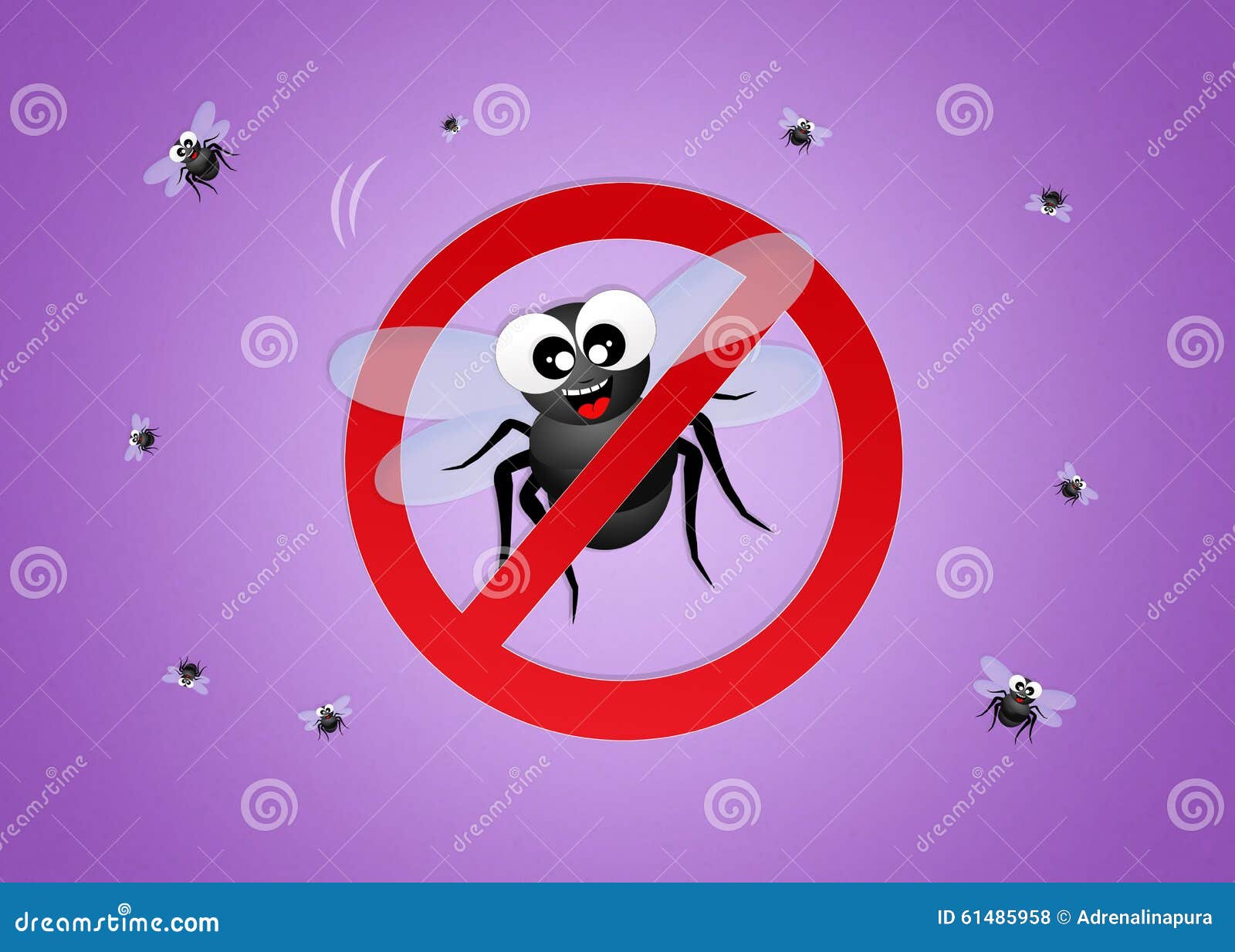 Stop pest stock illustration. Illustration of control - 61485958