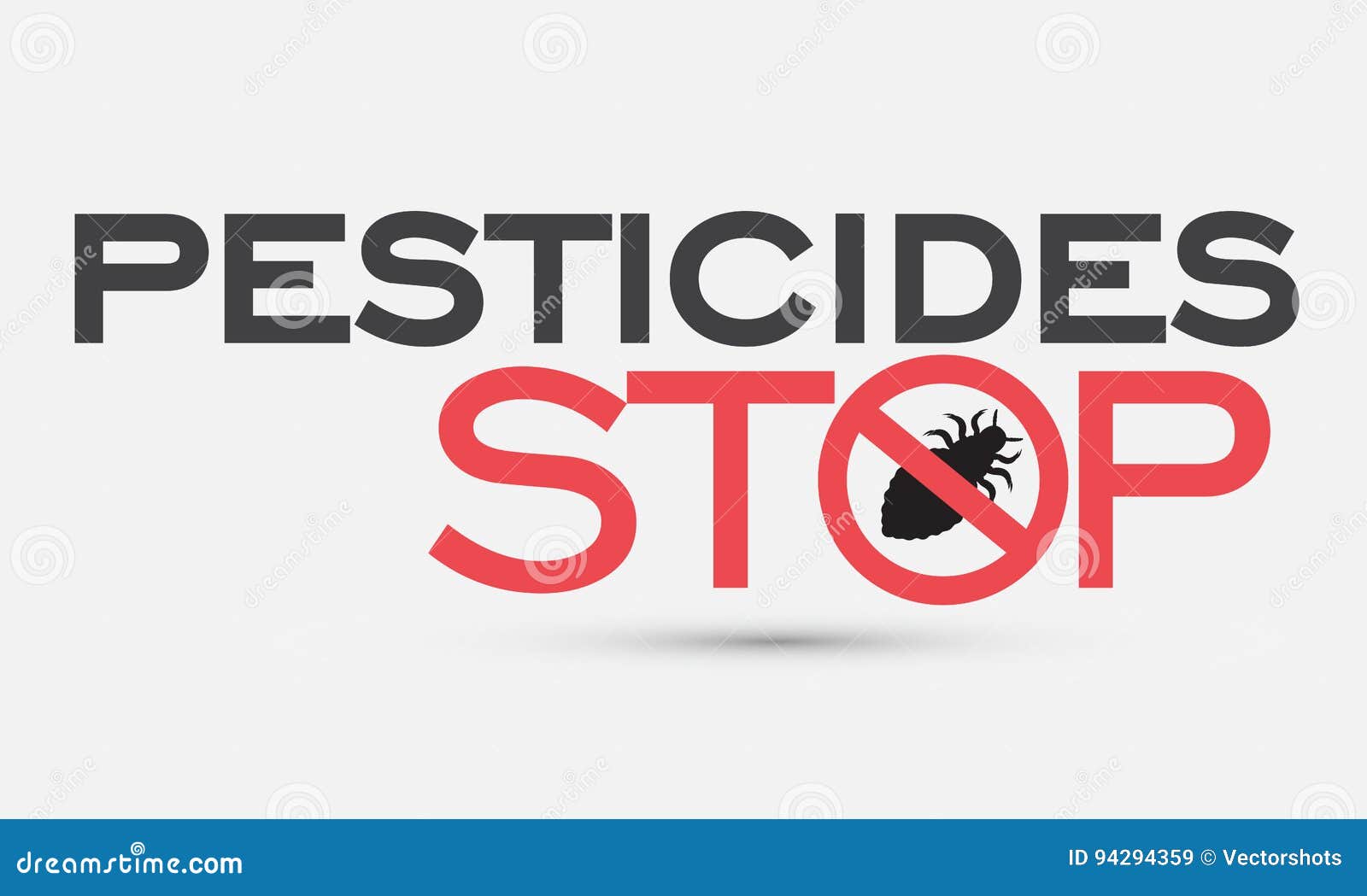 Stop Pesticides Message stock vector. Illustration of louse - 94294359