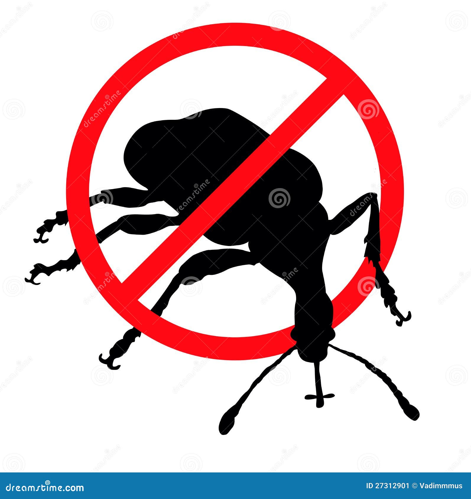 Stop pests stock vector. Illustration of design, icon - 27312901