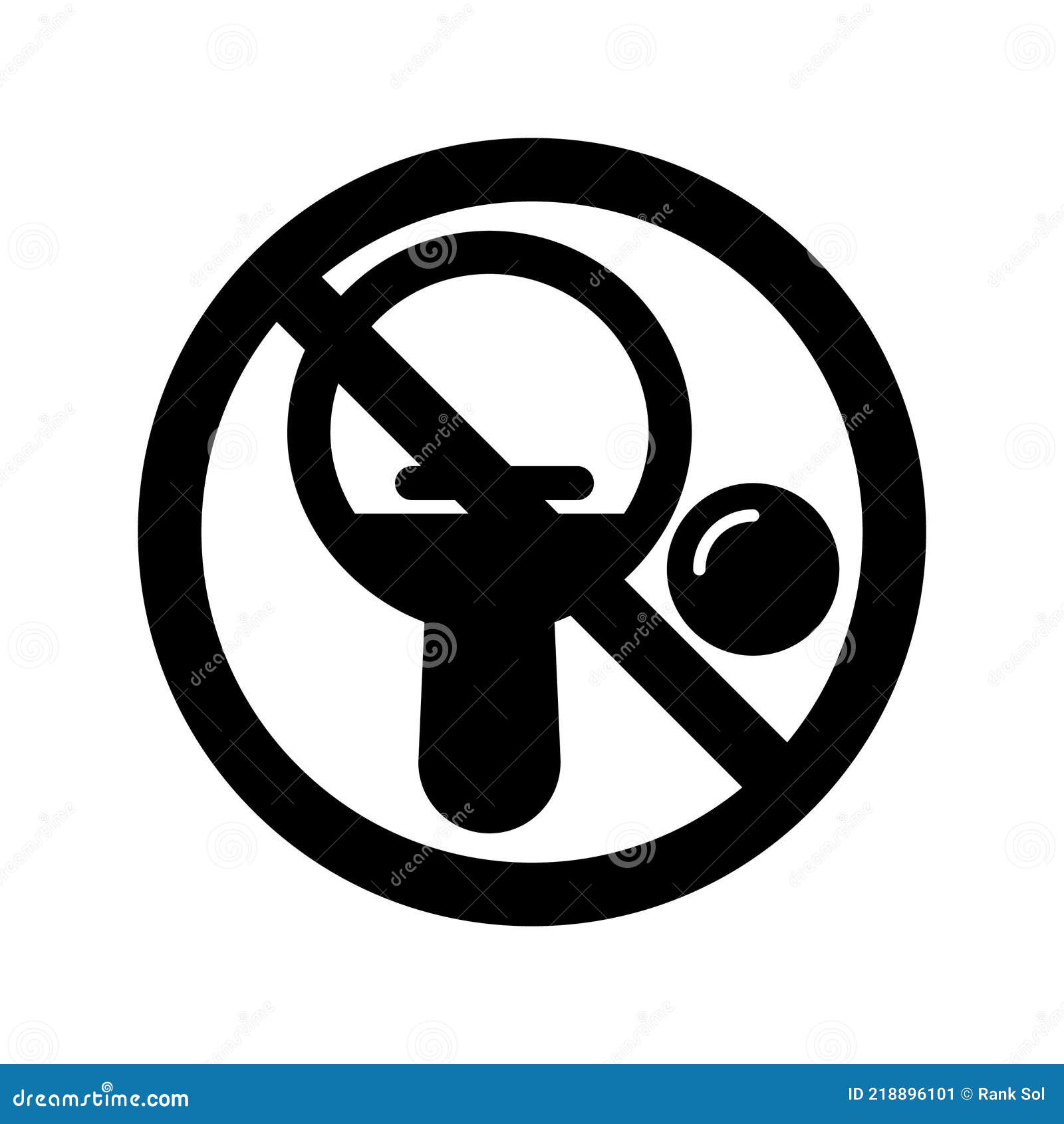 Stop Ping Pong Isolated Vector Icon Which Can Easily Modify or Edit ...