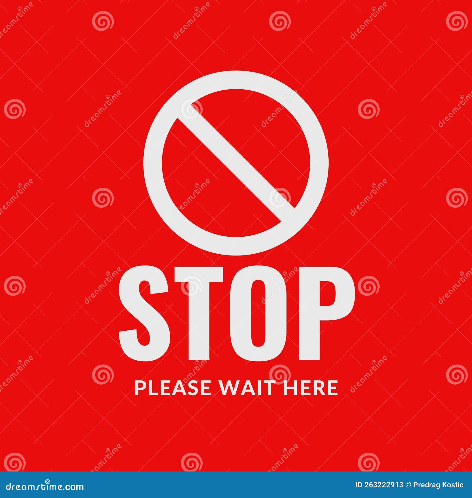 Stop stock illustration. Illustration of poster, label - 263222913