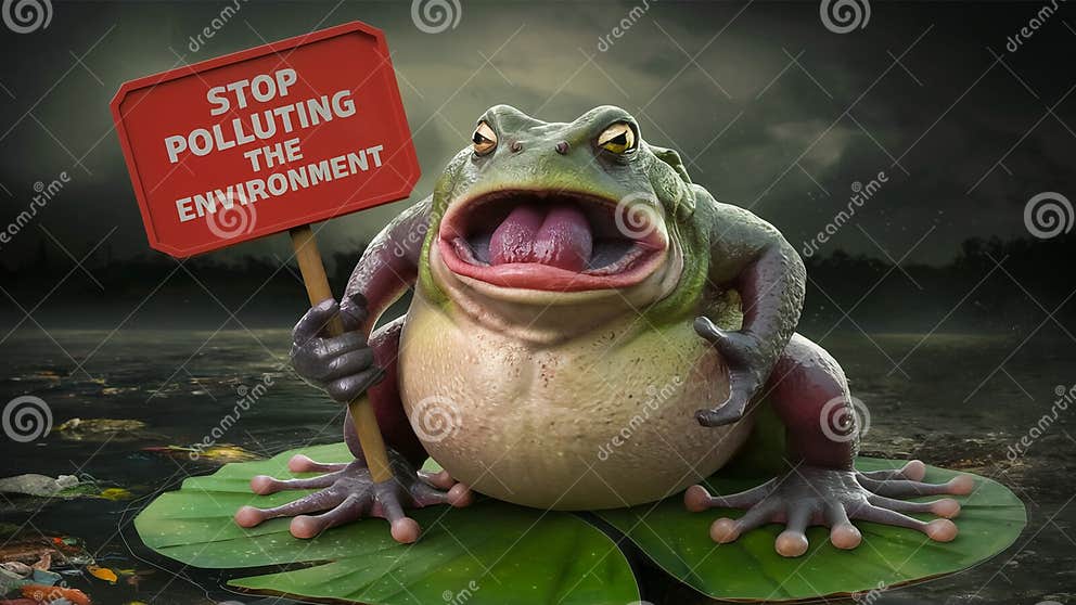 Stop Polluting the Environment. 02. Stock Illustration - Illustration ...