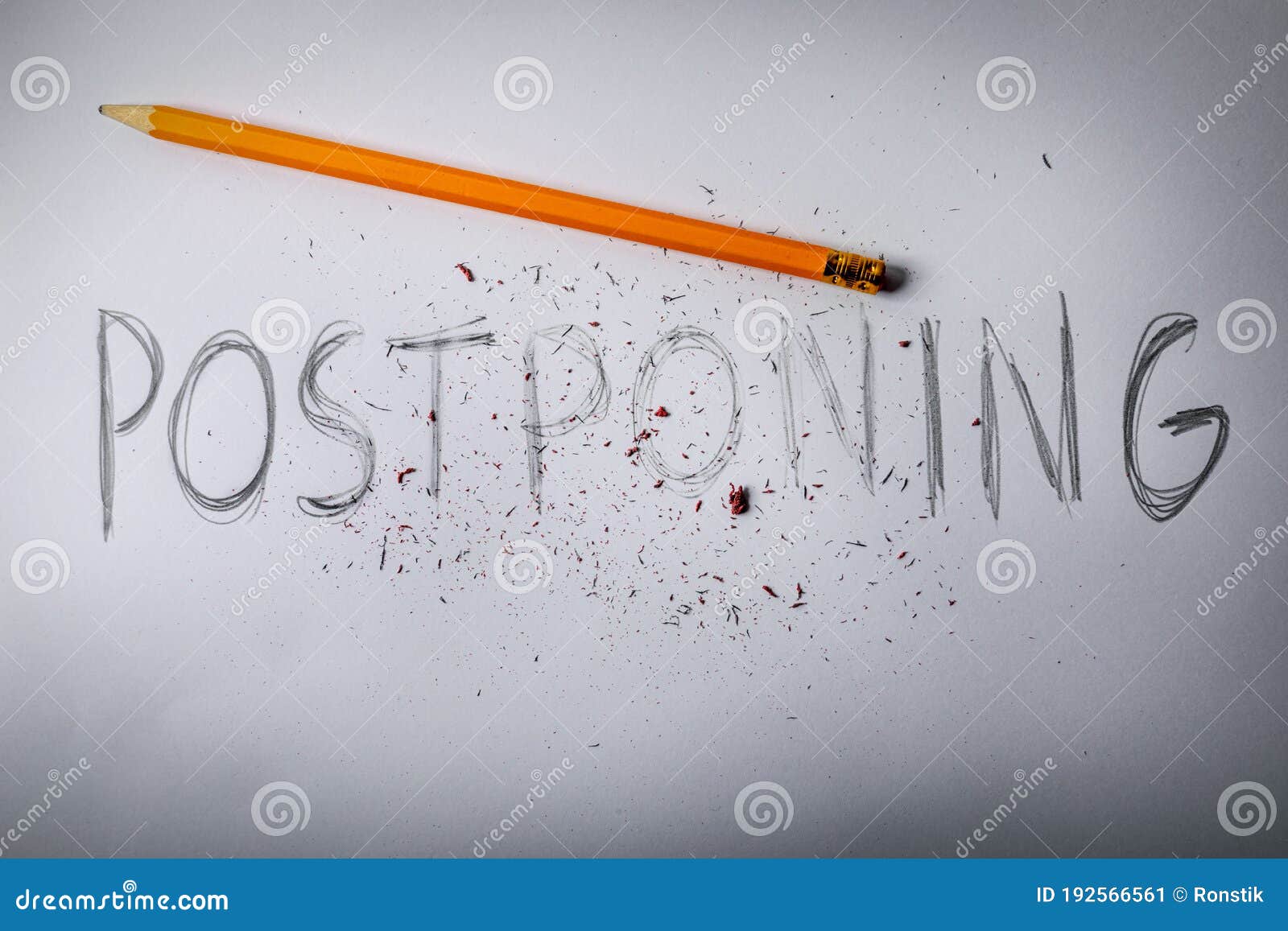 Stop Postponing Your Goals Concept Stock Image - Image of goals, plan ...