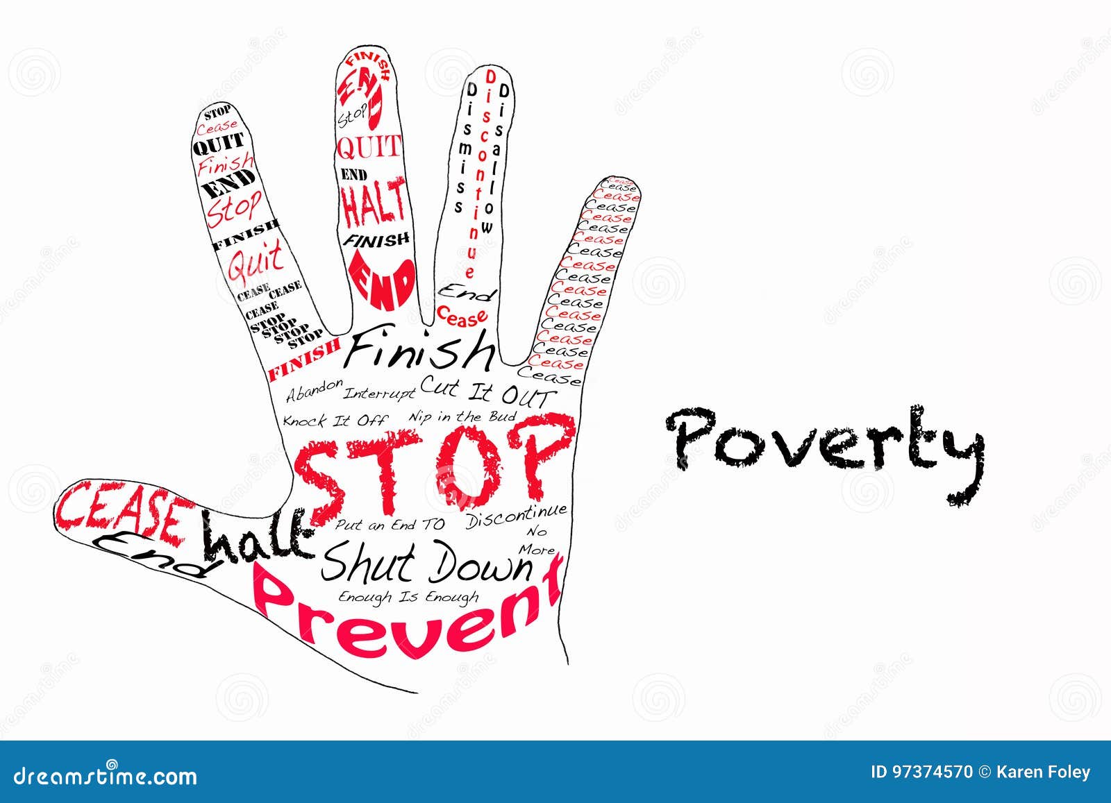 Stop poverty illustration stock illustration. Illustration of stop ...
