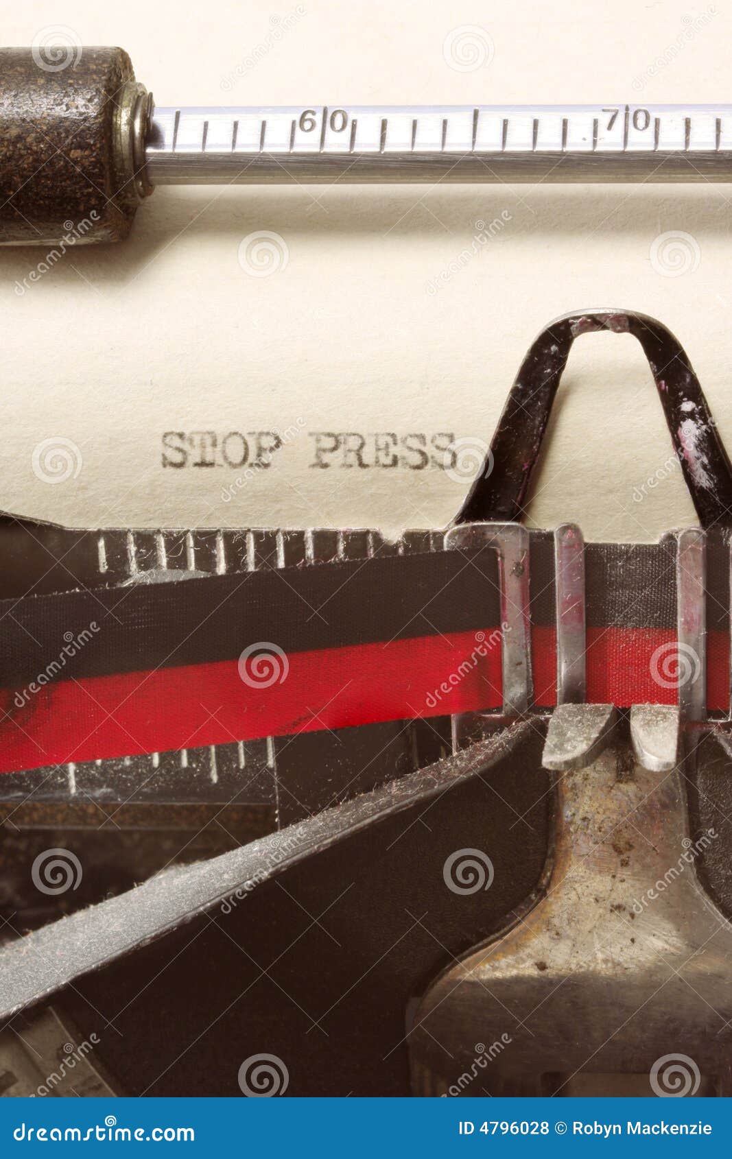 Stop Press stock photo. Image of media, fashioned, breaking - 4796028