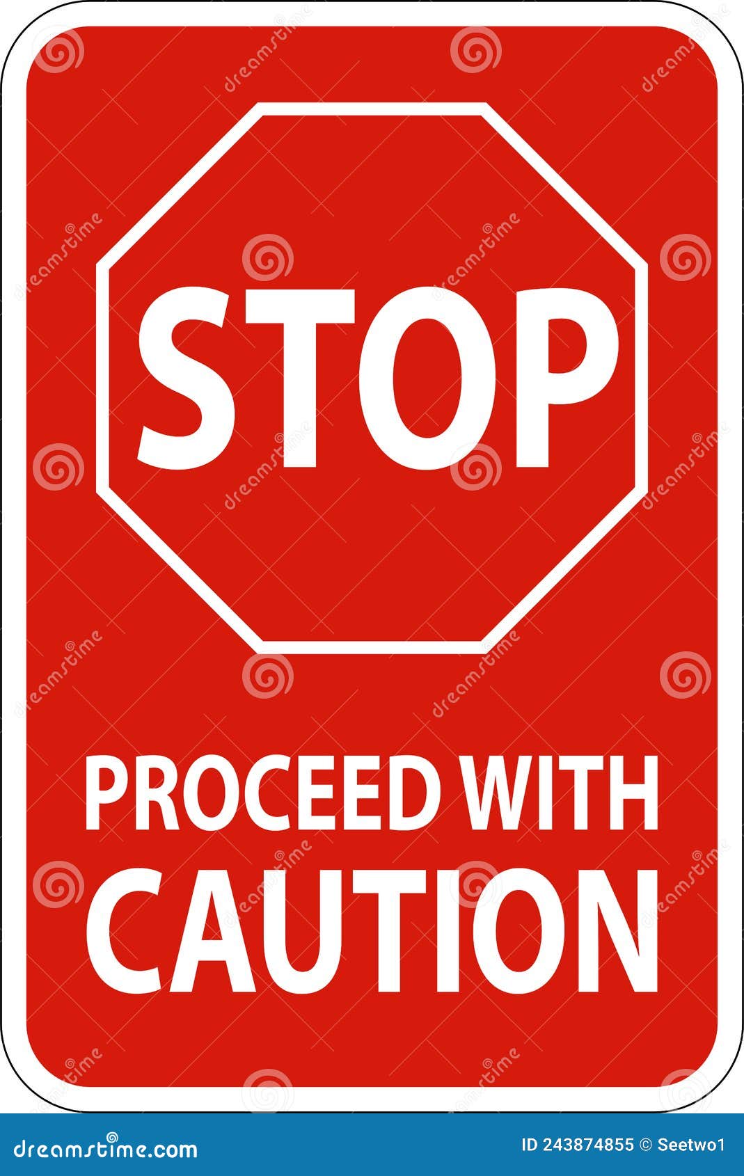 Caution Proceed Slowly Open Pits Symbol Sign, Vector Illustration ...