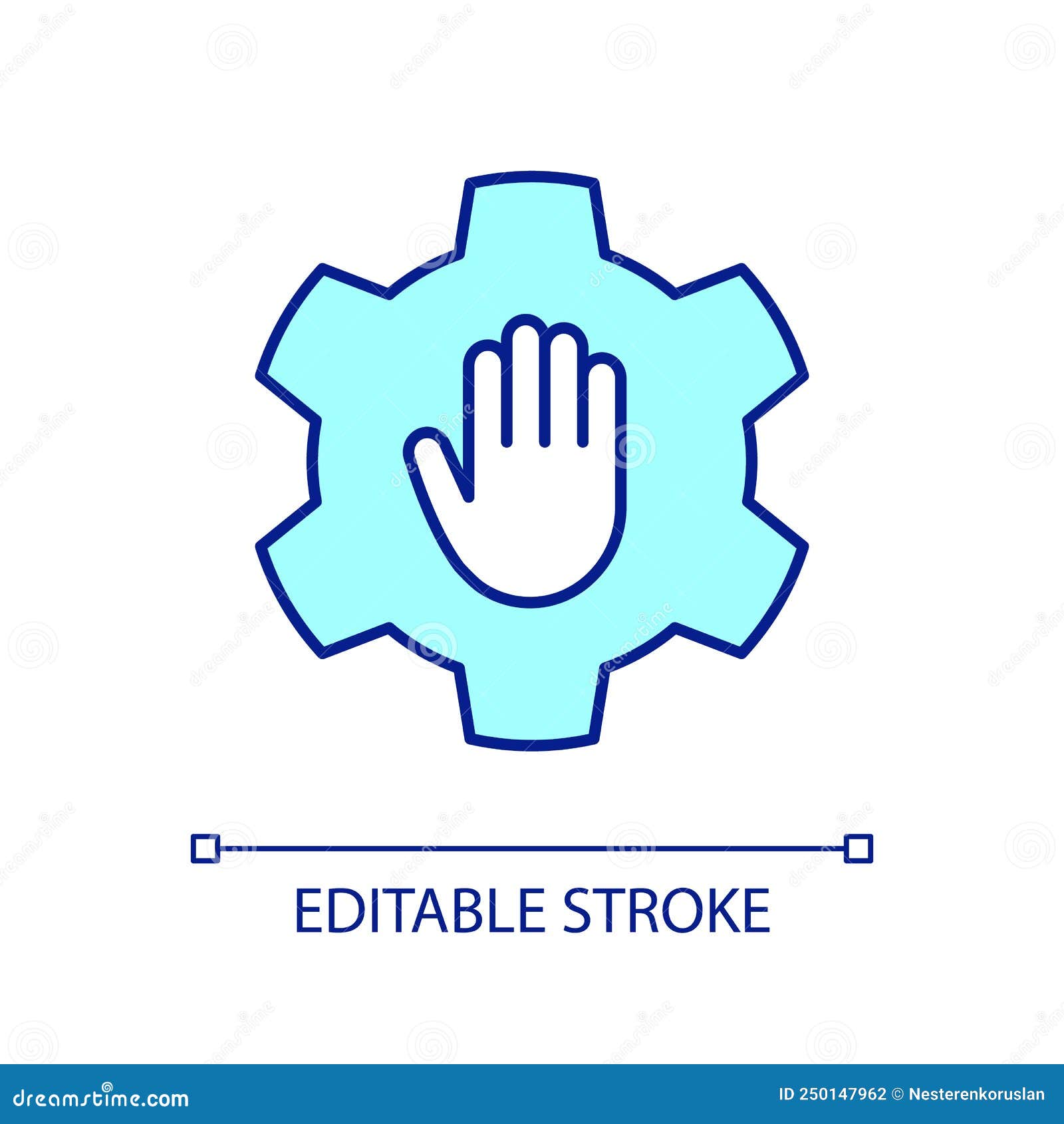 Stop Process RGB Color Icon Stock Vector - Illustration of color ... Stop Process RGB Color Icon Stock Vector - Illustration of color ...