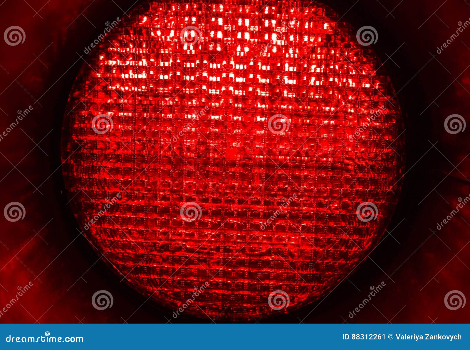 Stop. Red Traffic Light Signal Stock Image - Image of alarm, blood ...