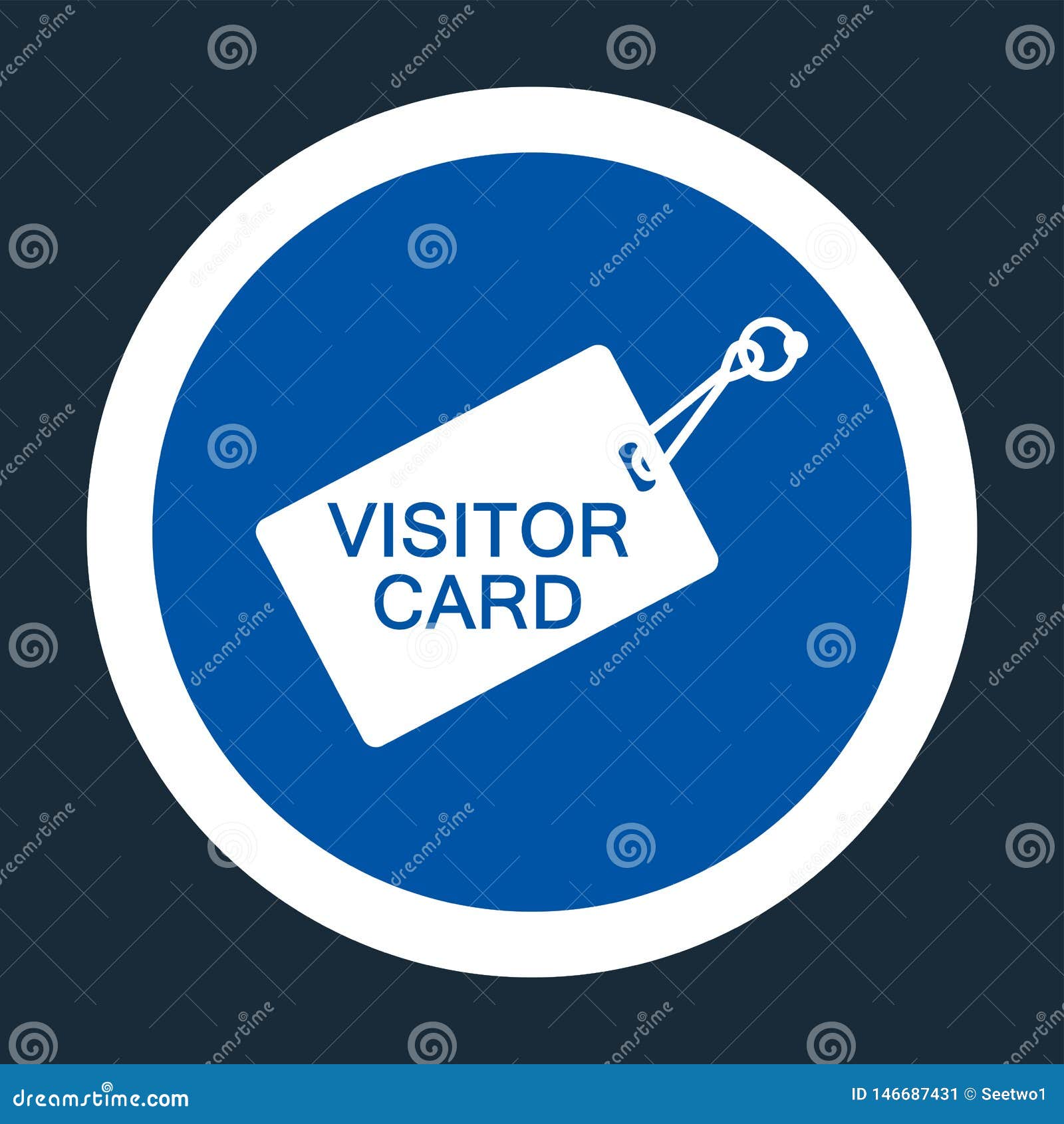 Stop Return Card Symbol Sign on Black Background on Black Background ...