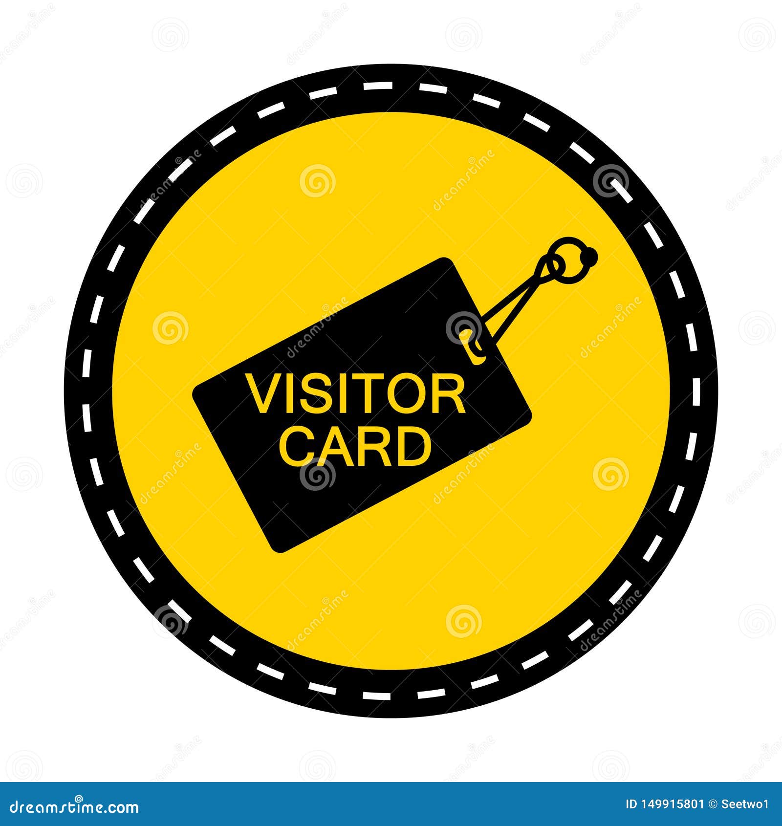 Stop Return Card Symbol Sign Isolate on White Background,Vector ...