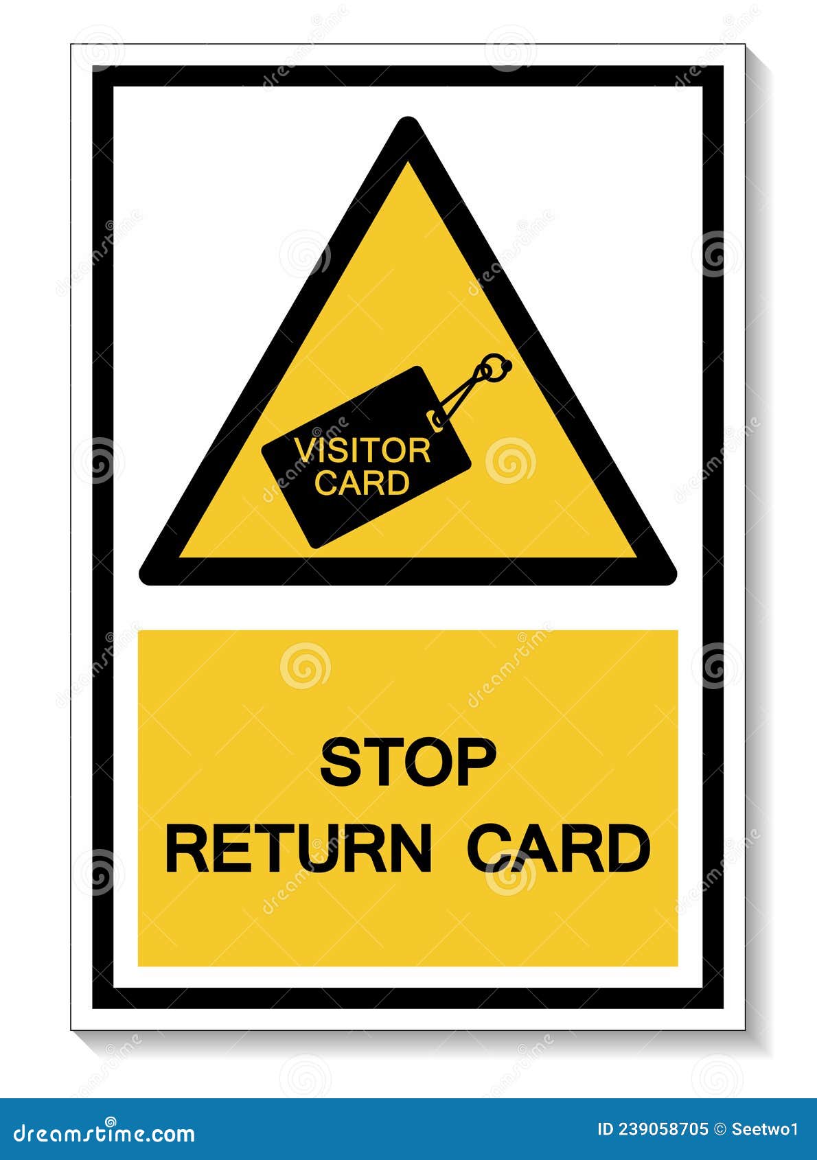 Stop Return Card Symbol Sign Isolate on White Background,Vector ... Stop Return Card Symbol Sign Isolate on White Background,Vector ...
