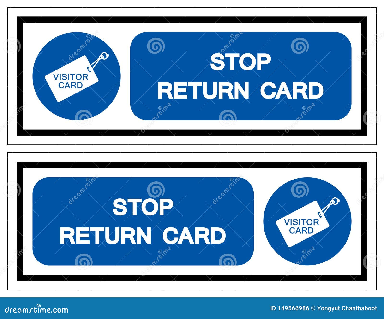 Stop Return Card Symbol Sign, Vector Illustration, Isolate on White ... Stop Return Card Symbol Sign, Vector Illustration, Isolate on White ...