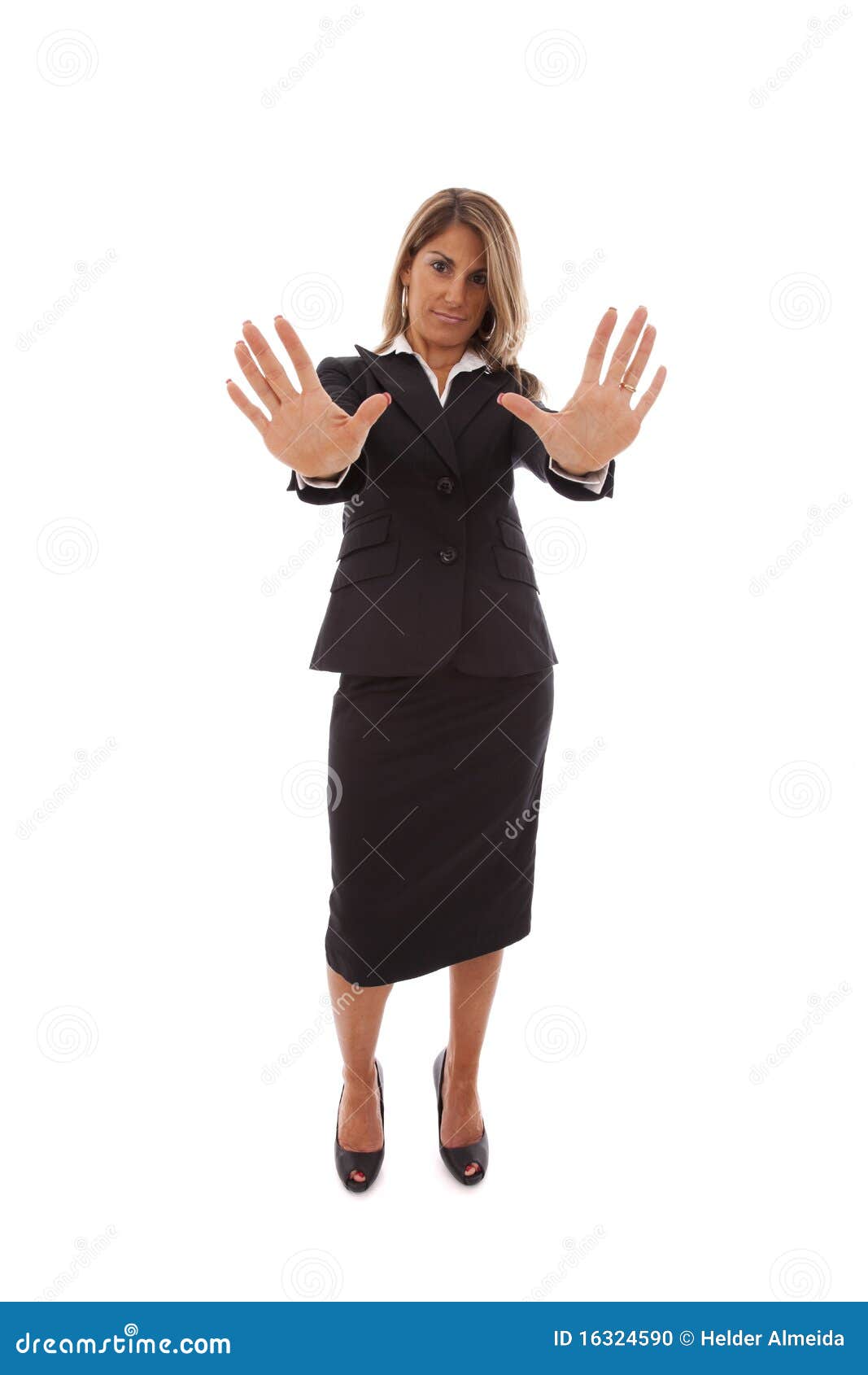 Stop right there stock photo. Image of copy, gesture - 16324590