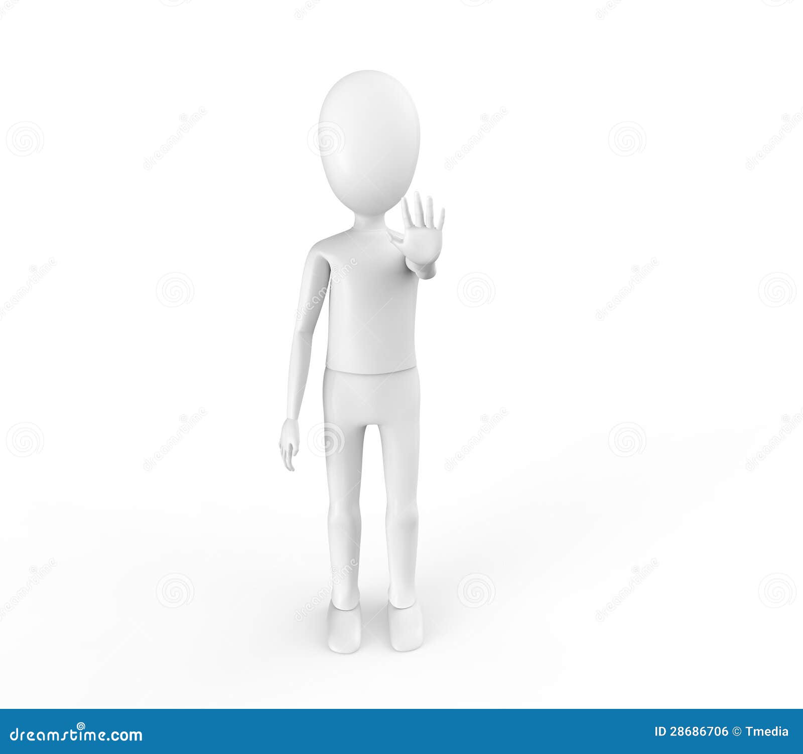 Stop right there stock illustration. Illustration of hand - 28686706