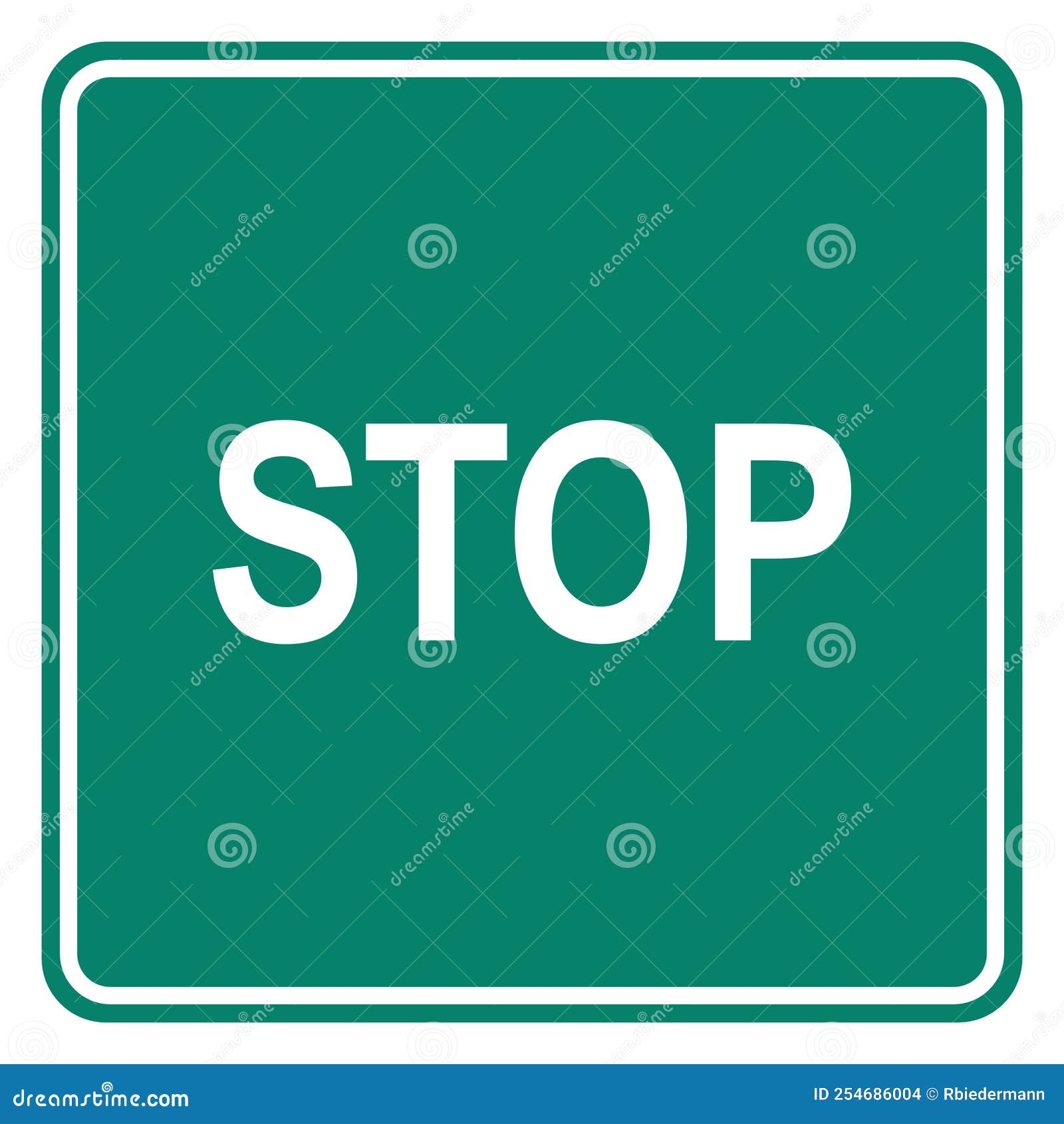 Stop and road sign stock vector. Illustration of black - 254686004