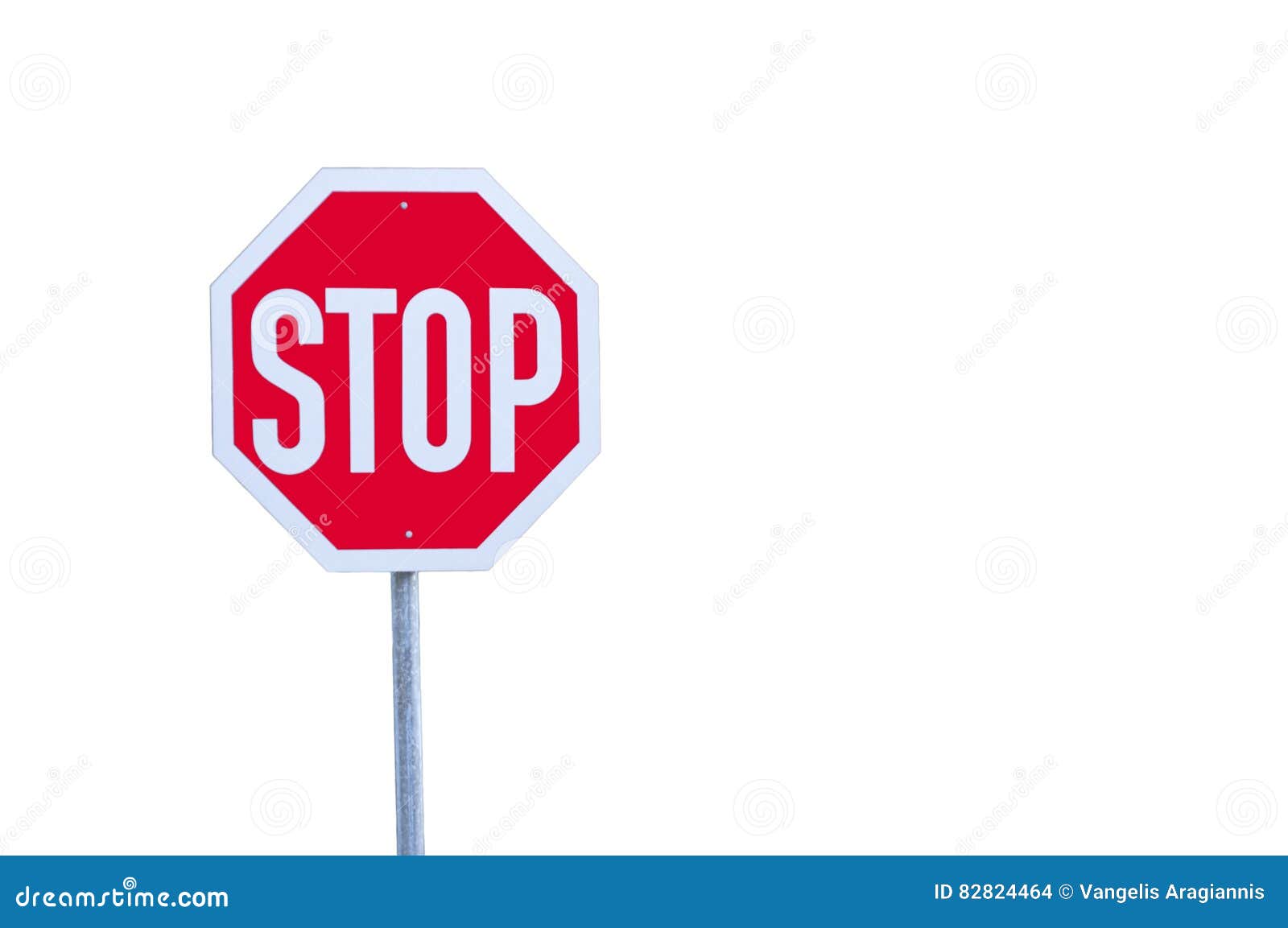 Stop Road Sign with No Background Stock Photo - Image of direction ...