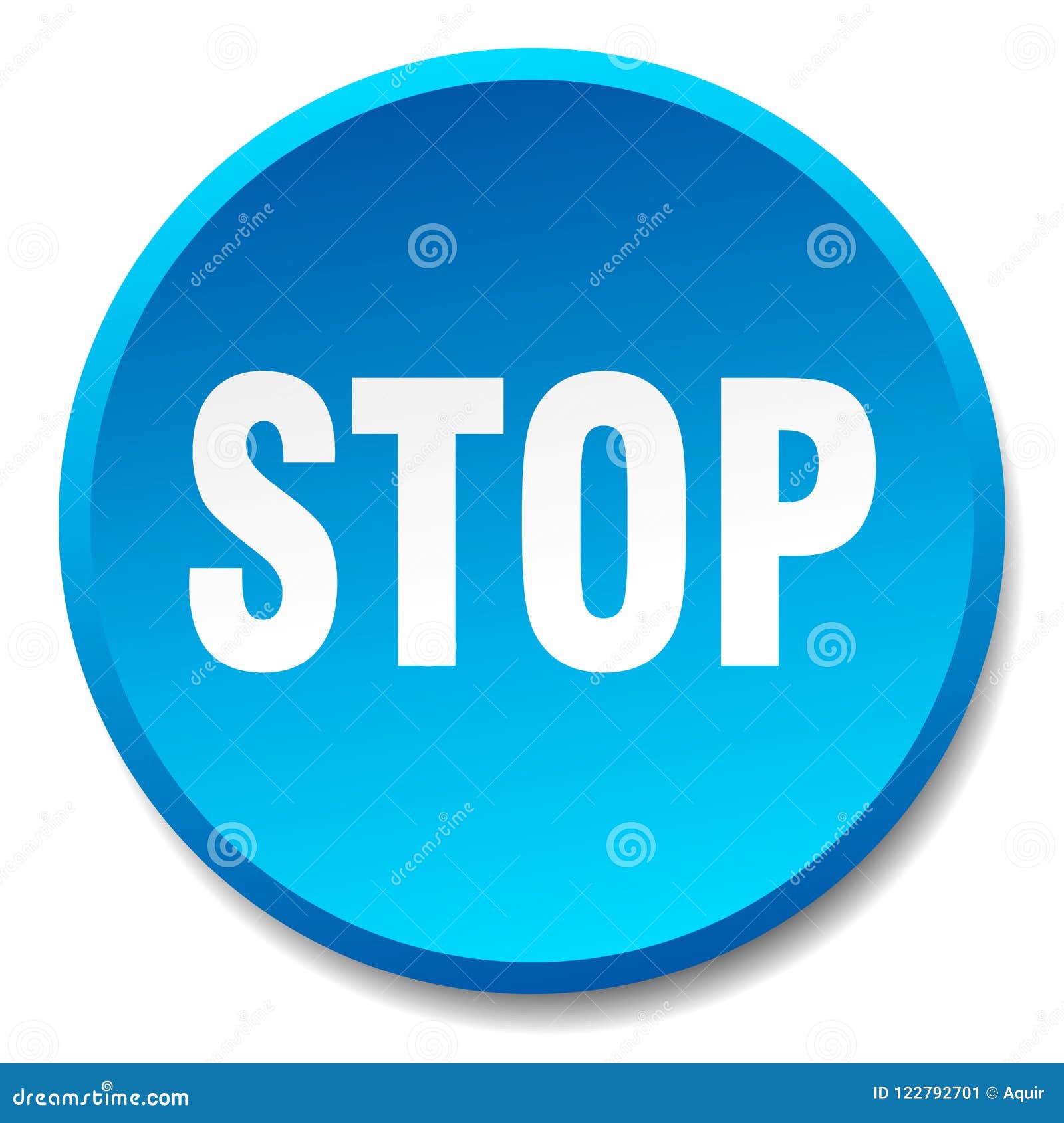 Stop button stock vector. Illustration of graphic, badge - 122792701