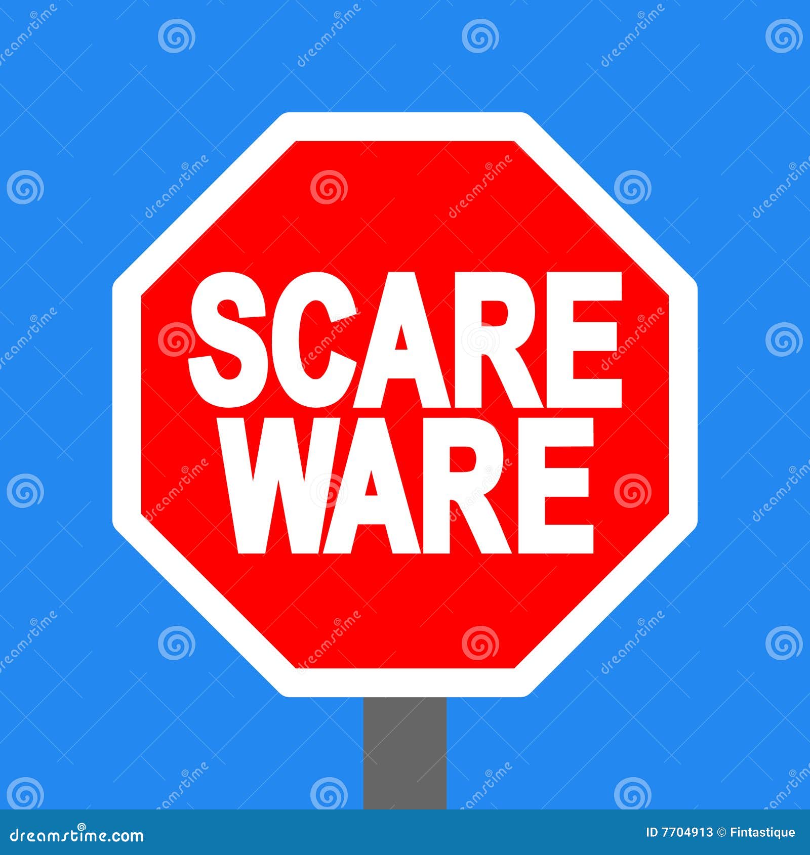 Stop scareware sign stock vector. Illustration of prevention - 7704913