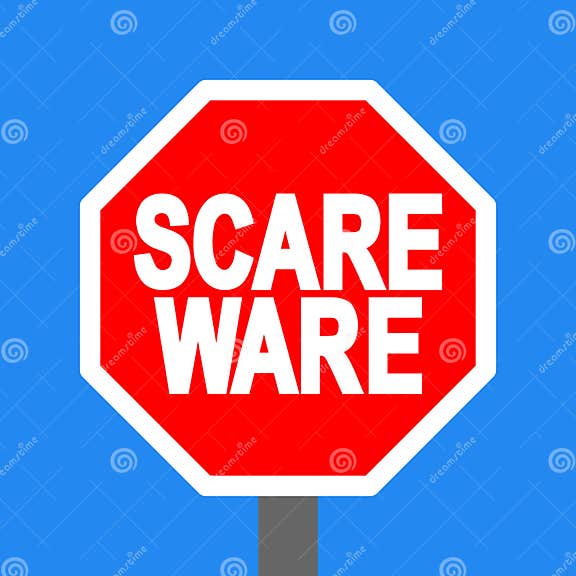 Stop scareware sign stock vector. Illustration of prevention - 7704913