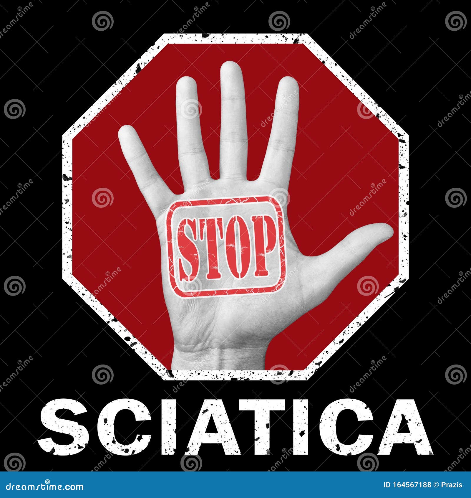 Sciatica Symbol. Wooden Cubes With Word `sciatica`. Beautiful Orange ...