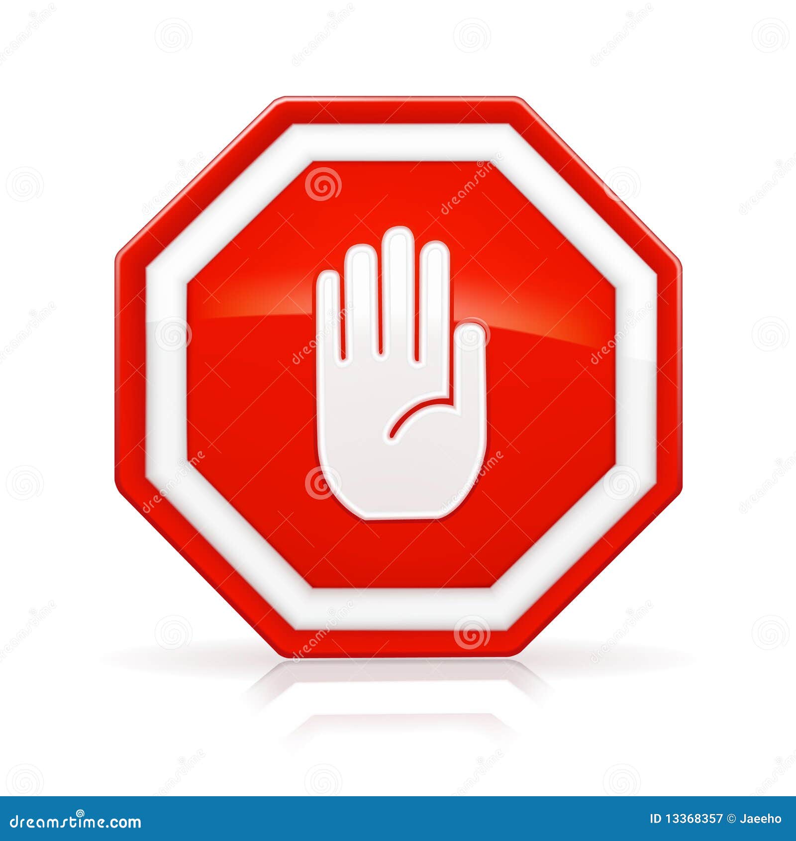 Stop Sign stock vector. Illustration of message, shadow - 13368357