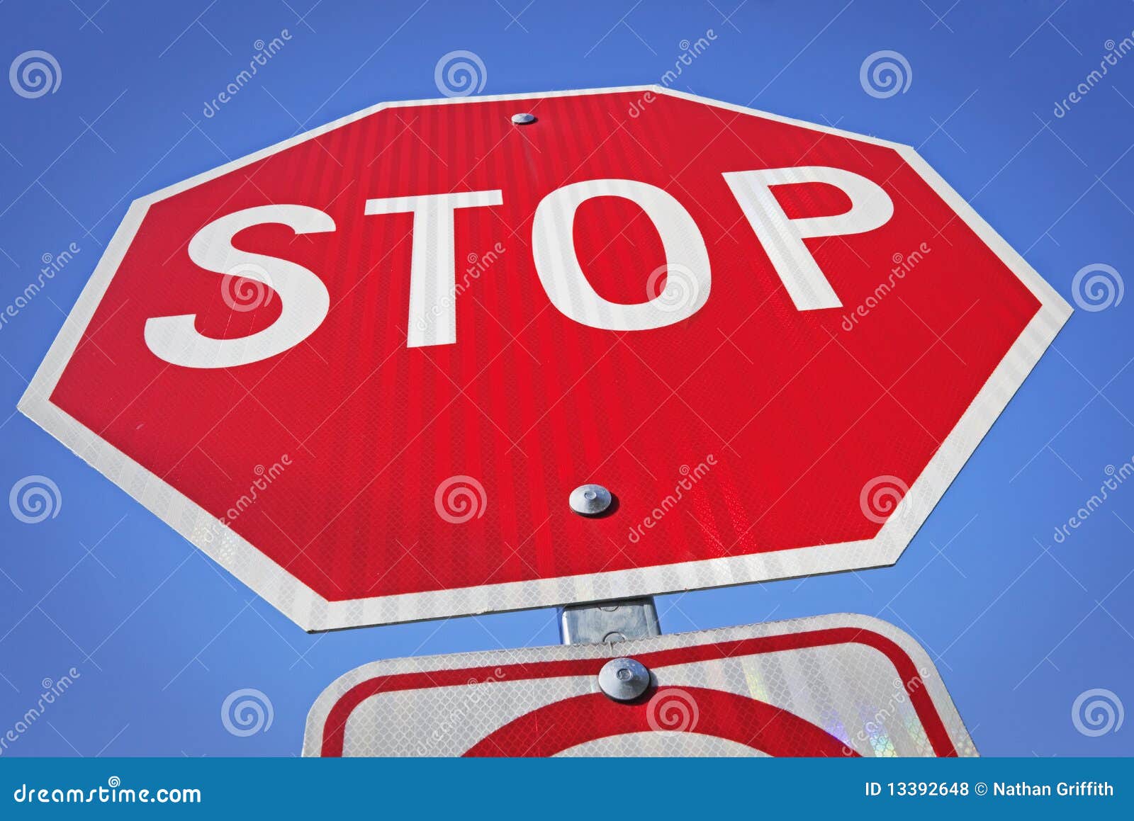 Stop sign stock photo. Image of information, message - 13392648