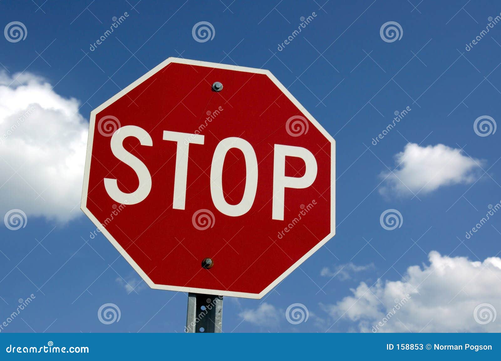 Stop Sign stock image. Image of warning, metal, highway - 158853