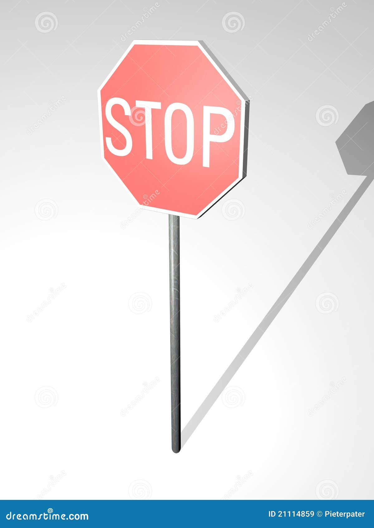 Stop Sign stock illustration. Illustration of halt, stop - 21114859