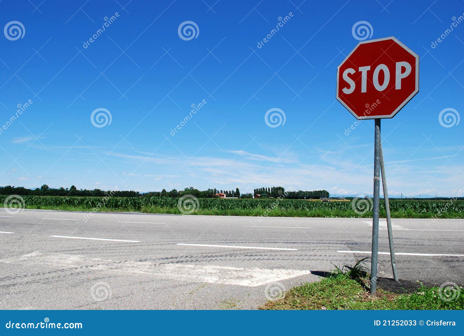 Stop sign stock image. Image of outdoors, freeway, metal - 21252033