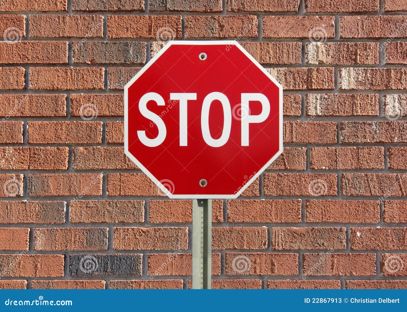 Stop sign stock image. Image of blue, roadsign, background - 22867913