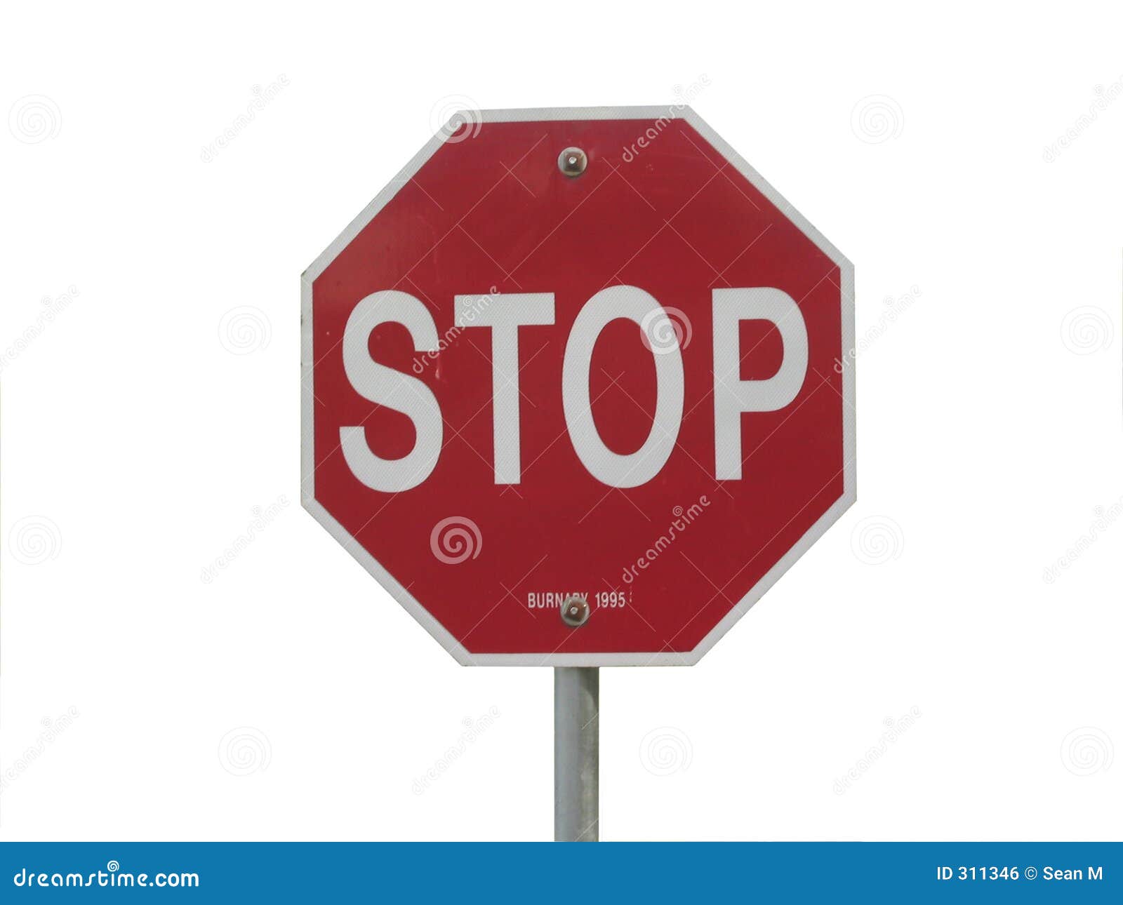 Stop Sign stock photo. Image of obey, traffic, sign, white - 311346