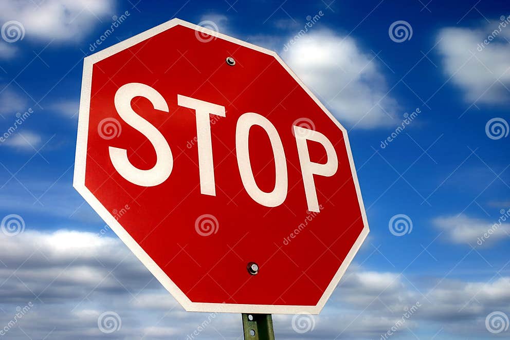Stop Sign stock photo. Image of limit, test, motor, driving - 311392