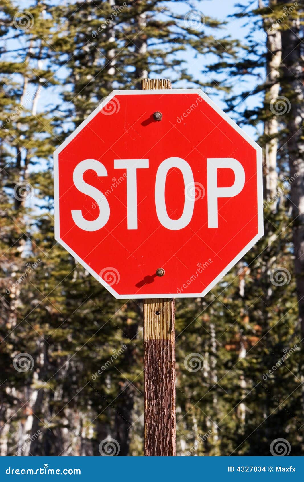 Stop sign stock photo. Image of metal, control, shape - 4327834