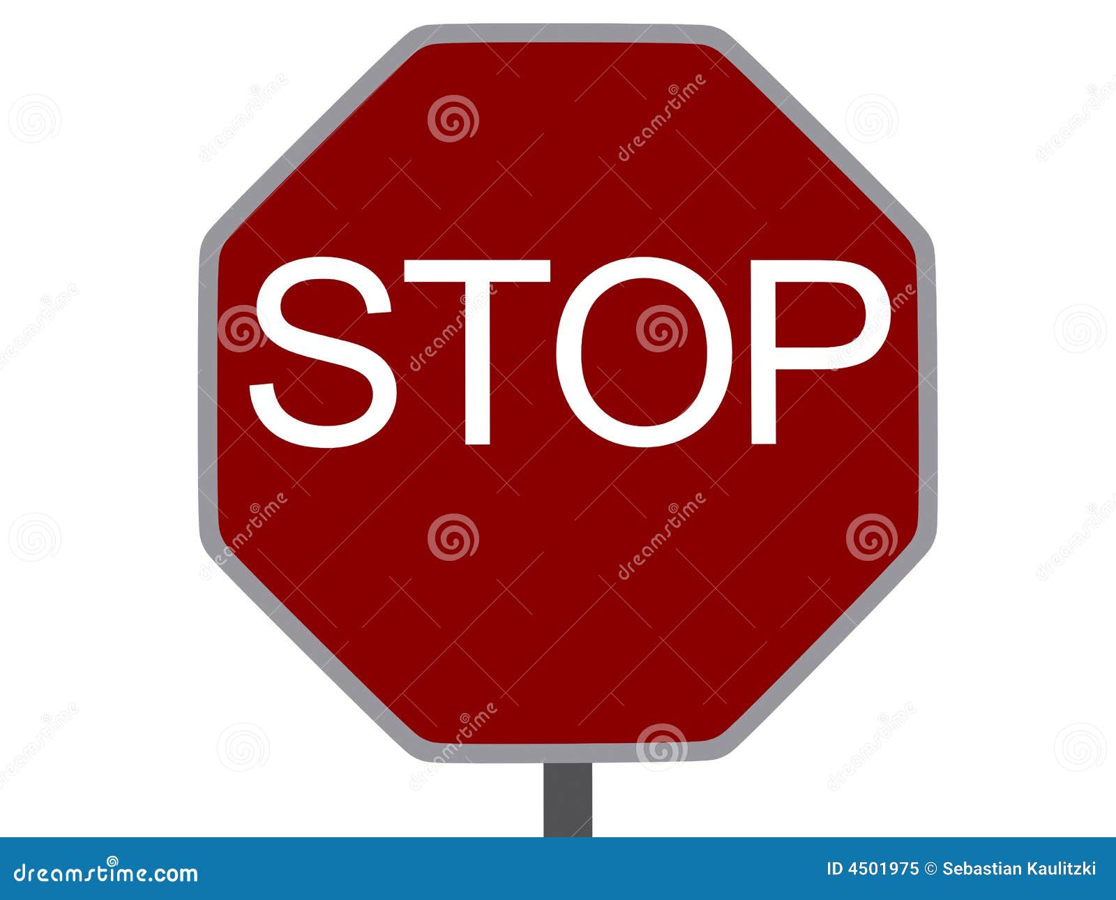 Stop sign stock illustration. Illustration of traffic - 4501975