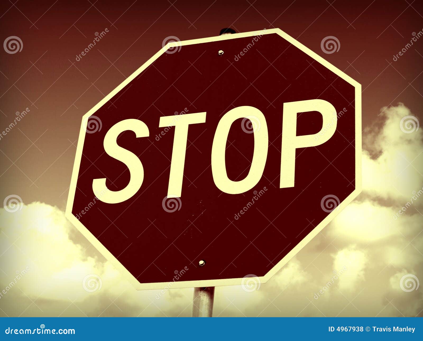 Stop Sign stock photo. Image of stop, sign, concept, aged - 4967938