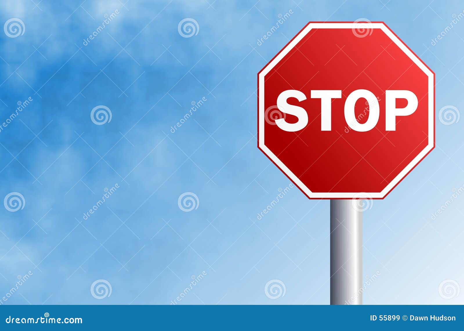 Stop Sign stock illustration. Illustration of roads, text - 55899