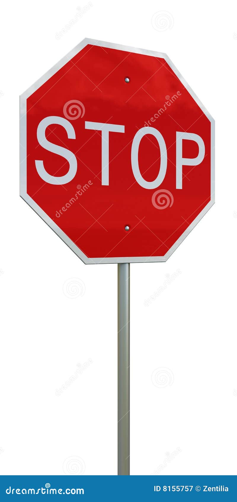 Stop sign stock illustration. Illustration of single, road - 8155757
