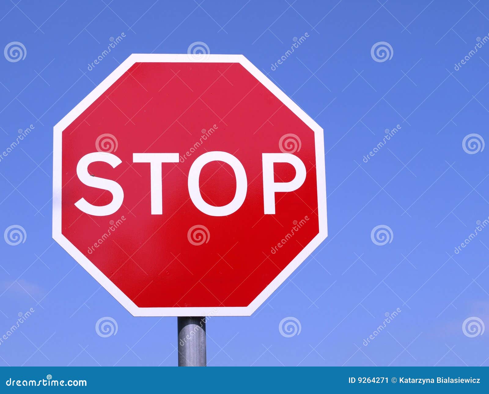 Stop sign stock image. Image of signals, stop, clear, closeup - 9264271