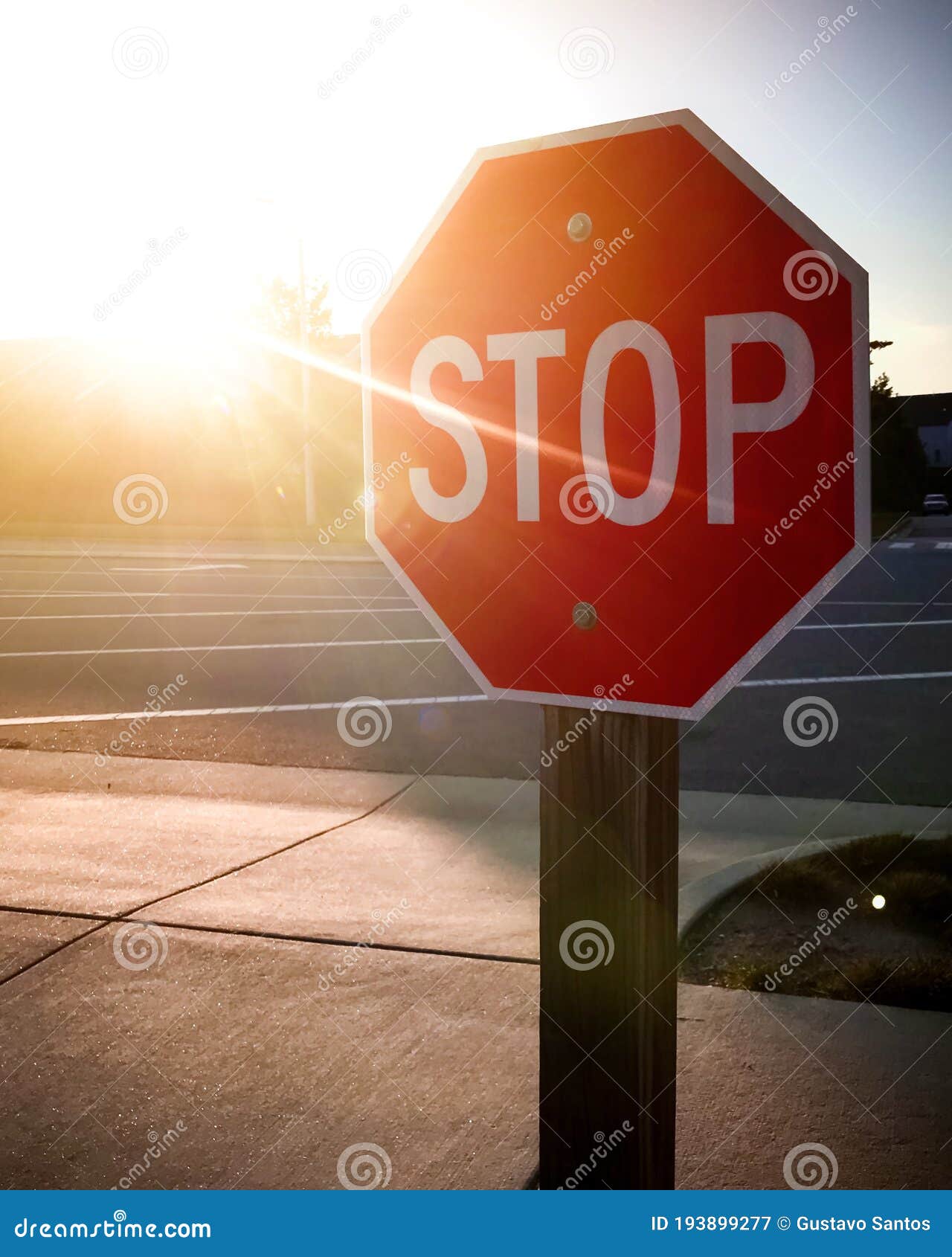 Stop sign against sunlight stock image. Image of sign - 193899277
